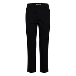 Regular-fit-Jeans Ichi "Jeans IHTWIGGY", Damen, Gr. 25, N-Gr, schwarz, Obermaterial: 98% Baumwolle CO. 2% Elasthan EL., Jeans