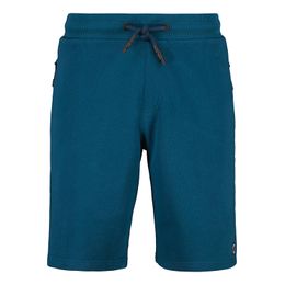 alife and kickin Shorts ALIFE & KICKIN, Herren, Gr. L, Normalgr&ouml;&szlig;en, tidal teal melange, 50% Baumwolle, 50% Polyester, Hosen Shorts