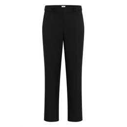 Marlene-Hose Kaffe "Hose KAmerle", Damen, Gr. 34, N-Gr, schwarz (schwarz deep), Obermaterial: 77% Polyester Pol. recyc.. 18% Viskose CV. 5% Elasthan EL., Hosen