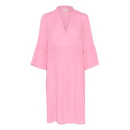 Midikleid Kaffe "Kleid KAlauren", Damen, Gr. 34, N-Gr, pink (rosebloom), Obermaterial: 100% Viskose LENZING ECOVERO CV LenzEcov., Kleider Midikleid