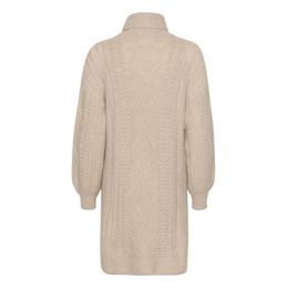 Midikleid Cream "Kleid CRPumpkin", Damen, Gr. L, N-Gr, beige (ancient scroll), Obermaterial: 38% Polyacryl PAN. 35% Nylon NY. 20% Wolle mw. 5% Alpaka WP. 2% Elasthan EL., Kleider Midikleid