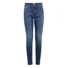 Regular-fit-Jeans Pulz Jeans "Jeans PZJOY", Damen, Gr. 26, L&auml;nge 30, blau (medium blau denim), Obermaterial: 99% Baumwolle CO. 1% Elasthan EL., Jeans