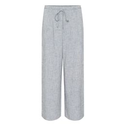 Marlene-Hose Kaffe "Hose KAderbya", Damen, Gr. 34, N-Gr, grau (light grau pinstripe), Obermaterial: 52% Polyester PES. 46% Viskose CV. 2% Elasthan EL., Hosen