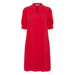 Midikleid Culture "Kleid CUkos", Damen, Gr. L, N-Gr, rot (racing rot), Obermaterial: 100% Baumwolle CO., Kleider Midikleid