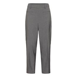Marlene-Hose Kaffe "Hose KAellie", Damen, Gr. 34, N-Gr, grau (grau melange, chalk stripe), Obermaterial: 96% Polyester PES. 4% Elasthan EL., Hosen