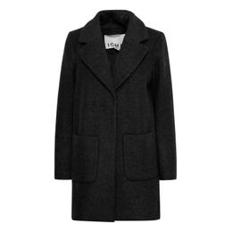 Wintermantel Ichi "Jacke IHSTIPA", Damen, Gr. 38, schwarz, Obermaterial: 50% Wolle mw. 50% Polyester PES., M&auml;ntel Wintermantel