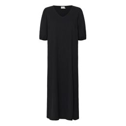 Midikleid Kaffe "Kleid BPanika", Damen, Gr. M, N-Gr, schwarz (schwarz deep), Obermaterial: 98% Polyester PES. 2% Elasthan EL., Kleider Midikleid