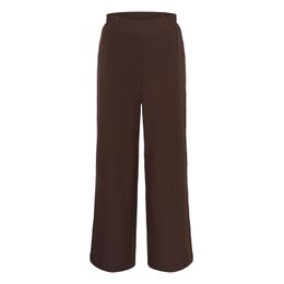 Stoffhose Kaffe "Hose KAbeatrice", Damen, Gr. 36, N-Gr, braun (seal braun), Obermaterial: 92% Polyester PES. 8% Elasthan EL., Hosen Stoffhose