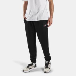 Jogginghose Reebok "ID SMALL LOGO FRENCH TERRY JOGGER PANTS", Herren, Gr. XL, N-Gr, schwarz, Obermaterial: 100% Baumwolle, Hosen Jogginghose, sportlicher Stil