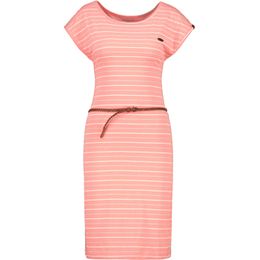 alife and kickin Sommerkleid ALIFE & KICKIN, Damen, Gr. S, Normalgr&ouml;&szlig;en, ocean coral, 65% Baumwolle, 35% Polyester, Rundhals, Kleider Sommerkleid