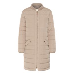 Wintermantel Cream "Jacke CRArwen", Damen, Gr. 34, grau (silber mink), Obermaterial: 100% Polyester PES., M&auml;ntel Wintermantel