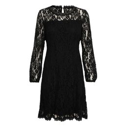 Midikleid Cream "Kleid CRKit", Damen, Gr. L, N-Gr, schwarz (pitch schwarz), Obermaterial: 60% Nylon NY. 40% Baumwolle CO., Kleider Midikleid