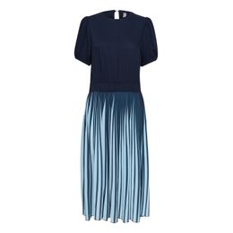 Jerseykleid Culture "Jerseykleid CUcarly", Damen, Gr. M, N-Gr, blau (salute), Obermaterial: 100% Viskose CV., Kleider Jerseykleid