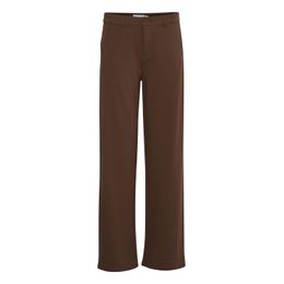 Stoffhose Fransa "Hose FRZASTRETCH", Damen, Gr. 34, N-Gr, braun (carafe), Obermaterial: 63% Viskose CV. 32% Polyamid PA. 5% Elasthan EL., Hosen Stoffhose