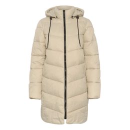 Wintermantel Kaffe "Jacke KAsusanne", Damen, Gr. 36, blau (feather gray), Obermaterial: 100% Polyamid PA., M&auml;ntel Wintermantel