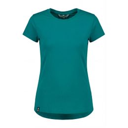 alife and kickin Rundhalsshirt ALIFE & KICKIN, Damen, Gr. L, peacock, 95% Viskose, 5% Elasthan, Rundhals, Shirts Rundhalsshirt, leichtes T-Shirt mit Rundhals aus weichem Materialmix