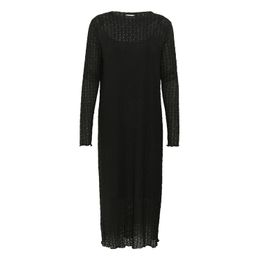 Jerseykleid Kaffe "Jerseykleid KAnomi", Damen, Gr. L, N-Gr, schwarz (schwarz deep), Obermaterial: 99% Polyester PES. 1% Elasthan EL., Kleider Jerseykleid
