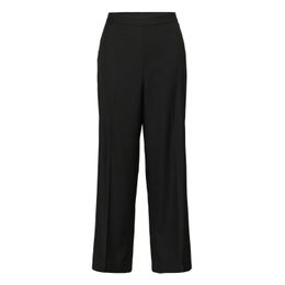 Marlene-Hose Kaffe "Hose KAvindy", Damen, Gr. 34, N-Gr, schwarz (schwarz deep), Obermaterial: 97% Polyester PES. 3% Elasthan EL., Hosen