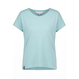 alife and kickin Rundhalsshirt ALIFE & KICKIN, Damen, Gr. L, streetware circle, ice, 100% Baumwolle (Bio), Rundhals, Shirts Rundhalsshirt, leichtes Sommer-Top mit Print aus Bio-Baumwolle mit Rundhals