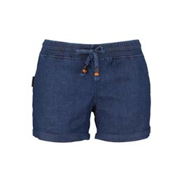 alife and kickin Shorts ALIFE & KICKIN, Damen, Gr. L, Normalgr&ouml;&szlig;en, blau (schwarz denim), 95% Baumwolle, 5% Elasthan, Hosen Shorts