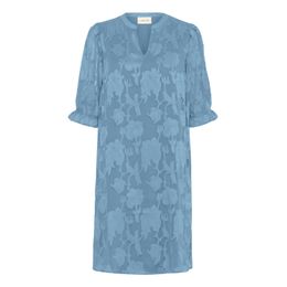 Midikleid Cream "Kleid CRYana", Damen, Gr. 34, N-Gr, blau (blau heaven), Obermaterial: 100% Polyester PES., Kleider Midikleid