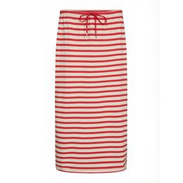 Midirock soyaconcept "Soya Concept Skirt SC-FIDELIA", Damen, Gr. M, 4030c bittersweet combi, Obermaterial: 100% Baumwolle, R&ouml;cke