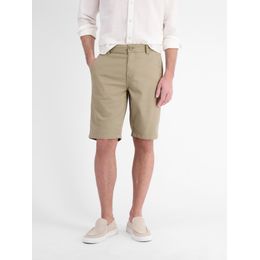 Shorts Lerros "Bequeme Shorts aus griffiger Baumwolle mit Stretchanteil", Herren, Gr. 31, gravel beige, 98% Baumwolle, 2% Elasthan, Hosen Shorts