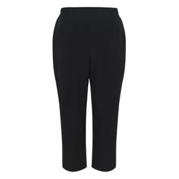 Stoffhose Kaffe "Hose KAbeatrice", Damen, Gr. 34, N-Gr, schwarz (schwarz deep), Obermaterial: 92% Polyester PES. 8% Elasthan EL., Hosen Stoffhose