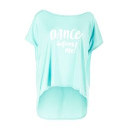 Oversize-Shirt WINSHAPE "MCT017", Damen, Gr. XXL, gr&uuml;n (mint), 50% Modal, 50% Baumwolle, U-Boot-Ausschnitt, Shirts Yogawear Yogashirt, Ultra leicht