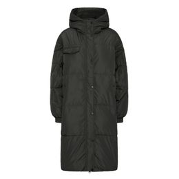 Wintermantel Ichi "Jacke IHBUNALA", Damen, Gr. L, schwarz, Obermaterial: 100% Polyester PES., M&auml;ntel Wintermantel