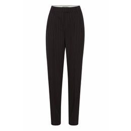 Marlene-Hose Fransa "Hose FRCALLIE", Damen, Gr. 38, N-Gr, schwarz (schwarz mix), Obermaterial: 78% Polyester PES. 18% Viskose CV. 4% Elasthan EL., Hosen