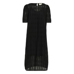 Midikleid Cream "Kleid CRBillie", Damen, Gr. 34, N-Gr, schwarz (pitch schwarz), Obermaterial: 68% Baumwolle CO. 32% Viskose CV., Kleider Midikleid