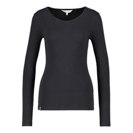 alife and kickin Langarmshirt ALIFE & KICKIN, Damen, Gr. L, schwarz, 95% Baumwolle, 5% Elasthan, Rundhals, Shirts Langarmshirt