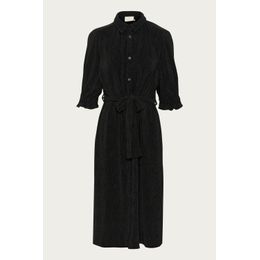 Midikleid Kaffe "Kleid KAiben", Damen, Gr. 36, N-Gr, schwarz (schwarz deep), Obermaterial: 100% Polyester PES., Kleider Midikleid