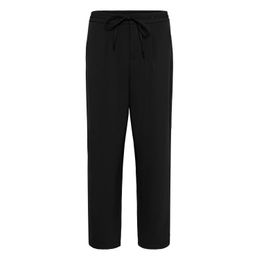 Marlene-Hose Kaffe "Hose KAmerle", Damen, Gr. 38, N-Gr, schwarz (schwarz deep), Obermaterial: 64% Polyester Pol. recyc.. 33% Viskose CV. 3% Elasthan EL., Hosen