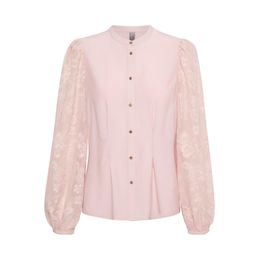 Langarmhemd Culture "Langarm - Hemd CUasmine", Damen, Gr. L, N-Gr, rosa (pale mauve), Obermaterial: 65% Viskose CV. 35% Polyester PES., Hemden