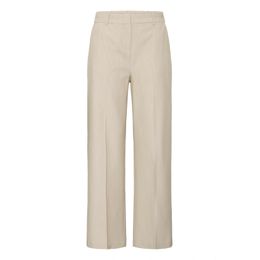 Stoffhose B.Young "Hose BYDANTA", Damen, Gr. 36, N-Gr, beige (humus melange), Obermaterial: 78% Polyester PES. 18% Viskose CV. 4% Elasthan EL., Hosen Stoffhose
