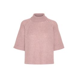 Strickpullover Kaffe "Strickpullover KAemilie", Damen, Gr. L, rosa (mesa rose melange), Obermaterial: 64% Polyester PES. 18% Polyacryl PAN. 10% Wolle mw. 5% Alpaka WP. 3% Elasthan EL., Pullover Strickpullover
