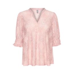 Langarmbluse Culture "Langarm-Bluse CUolu", Damen, Gr. L, rosa (pale mauve), Obermaterial: 70% Polyamid PA. 30% Baumwolle CO., Blusen
