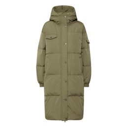 Wintermantel Ichi "Jacke IHBUNALA", Damen, Gr. L, gr&uuml;n (kalamata), Obermaterial: 100% Polyester PES., M&auml;ntel Wintermantel