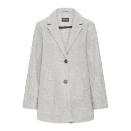 Allwetterjacke B.Young "Jacke BYBONDY", Damen, Gr. 34, grau (mid grau melange), Obermaterial: 42% Viskose CV. 39% Polyester PES. 19% Polyamid PA., Jacken
