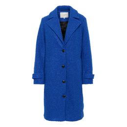 Wintermantel Kaffe "Jacke KAanne", Damen, Gr. 36, blau (surf the web), Obermaterial: 90% Polyester PES. 10% Viskose CV., M&auml;ntel Wintermantel