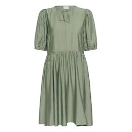 Midikleid Kaffe "Kleid KAmariana", Damen, Gr. 34, N-Gr, gr&uuml;n (oil gr&uuml;n), Obermaterial: 80% Viskose CV. 20% Polyamid PA., Kleider Midikleid