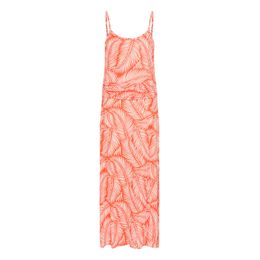 Badekleid Kaffe "Accessoires KAdahlia", Damen, Gr. M, N-Gr, rot (rot, chalk palm leafs), Obermaterial: 76% Viskose CV. 24% Polyester PES., Badeanz&uuml;ge