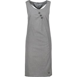 alife and kickin Sommerkleid ALIFE & KICKIN, Damen, Gr. L, Normalgr&ouml;&szlig;en, steal denim, 100% Lyocell, Rundhals, Kleider Sommerkleid