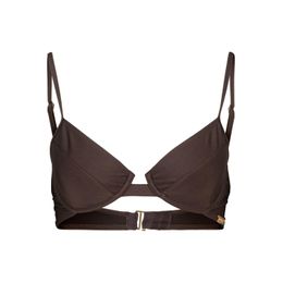 alife and kickin B&uuml;gel-Bikini-Top ALIFE & KICKIN, Damen, Gr. L, Einheitsgr&ouml;&szlig;e, braun, 80% Polyamid, 20% Elasthan, Bikini-Oberteile