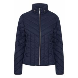 Wintermantel Fransa "Jacke FRPADMA", Damen, Gr. L, blau (navy blazer), Obermaterial: 100% Polyamid PA., M&auml;ntel Wintermantel