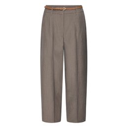 Marlene-Hose B.Young "Hose BYDANTA", Damen, Gr. 38, N-Gr, braun (walnut melange), Obermaterial: 78% Polyester PES. 18% Viskose CV. 4% Elasthan EL., Hosen