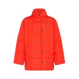 Wintermantel Ichi "Jacke IHHANSA", Damen, Gr. L, rot (fiery rot), Obermaterial: 100% Polyester PES., M&auml;ntel Wintermantel