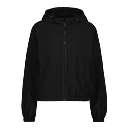 alife and kickin Sommerjacke ALIFE & KICKIN "Damen JovanaAK A &Uuml;bergangsjacke, Jacke", Damen, Gr. L, schwarz, 100% Polyamid, Jacken, leichte &Uuml;bergangsjacke Windbreaker mit Kapuze und Rei&szlig;verschluss